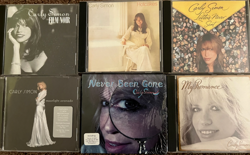 6 CARLY SIMON CDs Hotcakes Moonlight Serenade NOIR Romance Been Gone ...