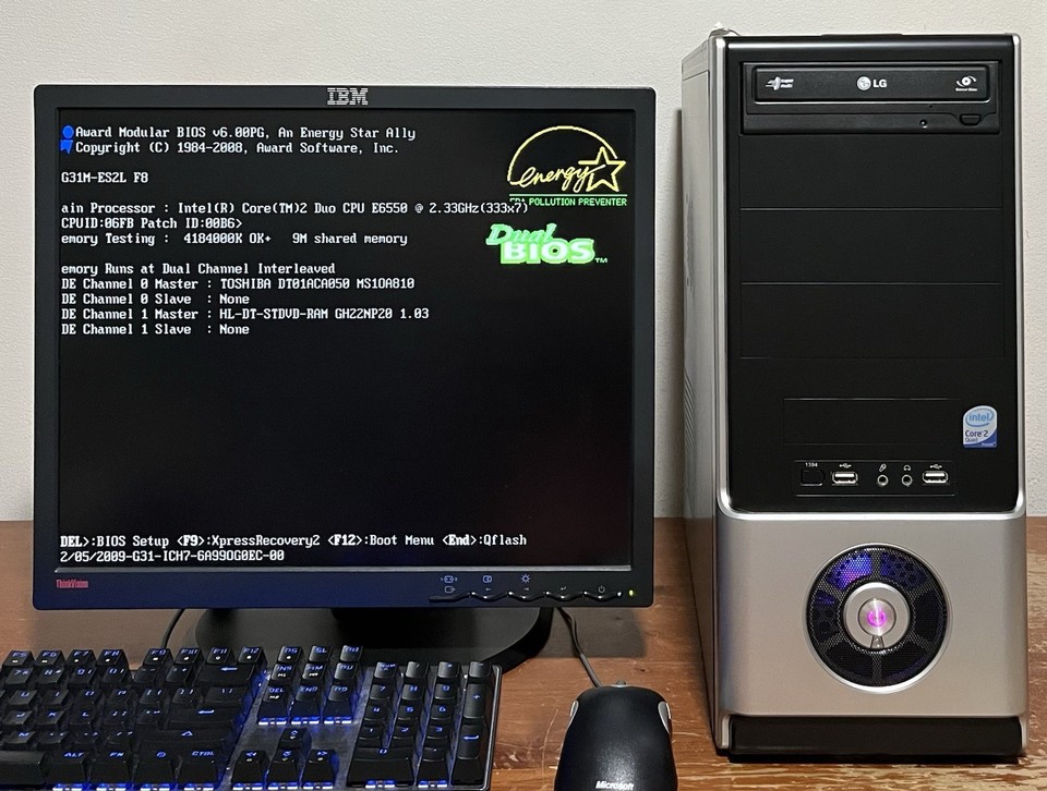 Intel Core 2 Duo Windows XP / 7 / 10 Desktop Computer Parallel / Serial ...