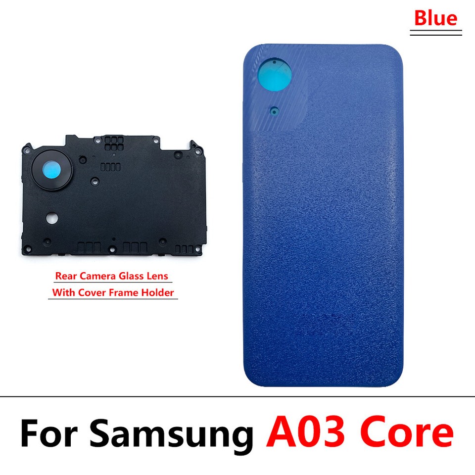 For Samsung Galaxy A03 Core Rear Battery Back Door Cover With Camera ...