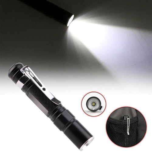 Portable Tactical Flashlight Mini Super Bright Penlight Small LED Torch ...