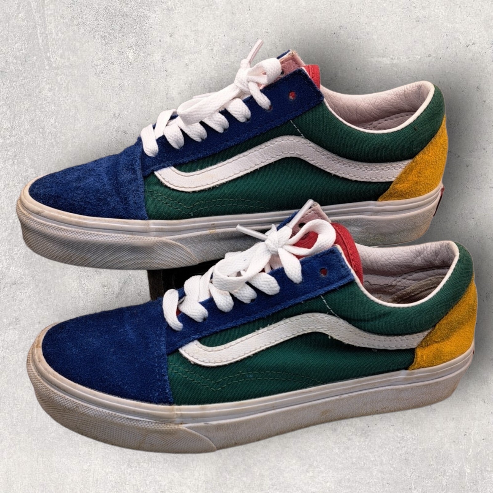 VANS Yacht Club Old School Primary Color Block Shoes … - Gem