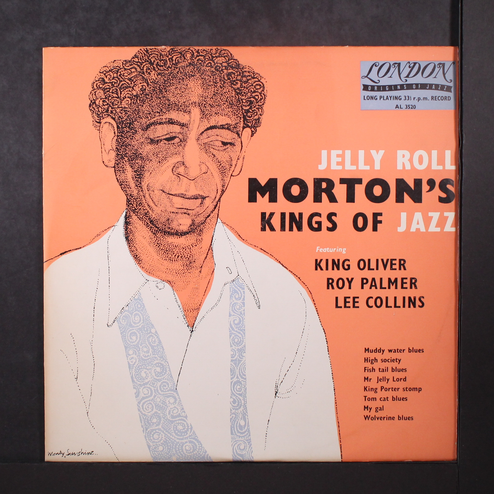 JELLY ROLL MORTON: jelly roll morton's kings of jazz LONDON 10" LP 33 ...