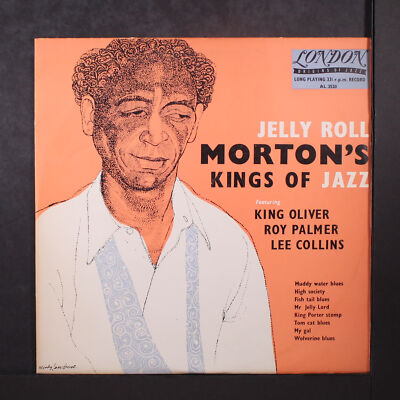 JELLY ROLL MORTON: jelly roll morton's kings of jazz LONDON 10" LP 33 ...