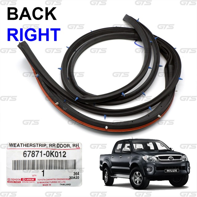 Toyota Genuine OEM 67871-0k012 Weatherstrip Rear Door RH 678710K012 for ...