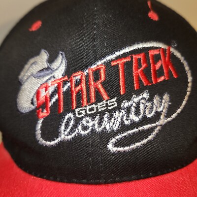 Vtg Star Trek Baseball Cap Nissin Hat Hollywood Charity Horse Show W ...