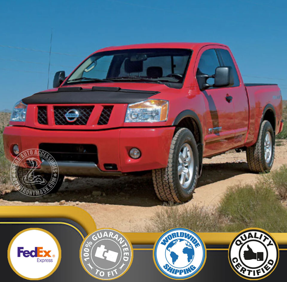 Car Bonnet Hood Bra For Nissan Titan 2004 05 06 07 08 09 2010 11 12 13 ...