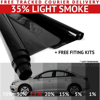 Light Smoke 35% Car window film tint 6m x75cm (19'8"x2'6") Tinting Dark ...