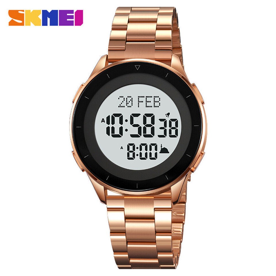 SKMEI Men Watch Muslim Prayer Wristwatch Qibla Time Reminder Male ...