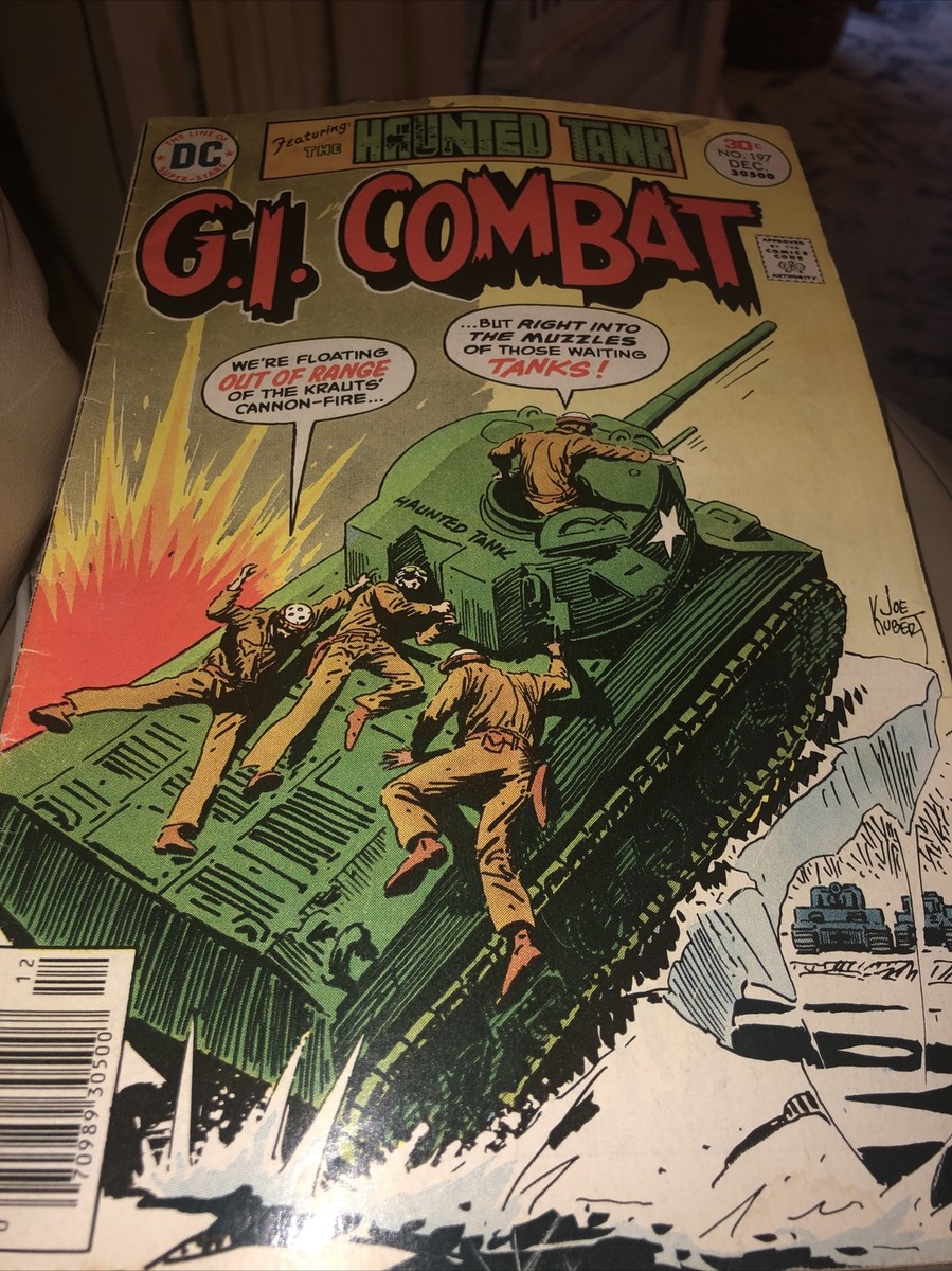 The Haunted Tank Model G.I. COMBAT" #131 SEPT.'68 Meet "The DEVIL For