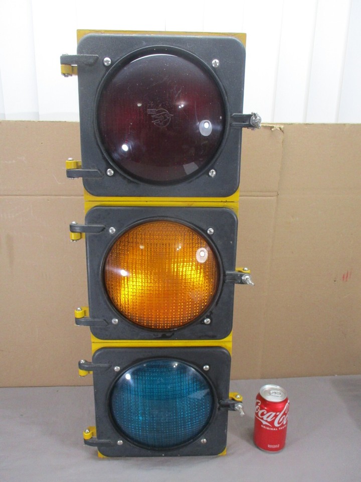 Vintage Eagle Brand Bliss Traffic Signal Light Stop & Go Light 3 Light ...