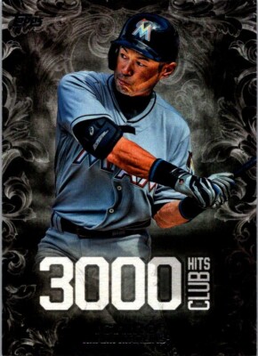 2016 Topps 3000 Hit Club #3000H-13 Ichiro Marlins | eBay