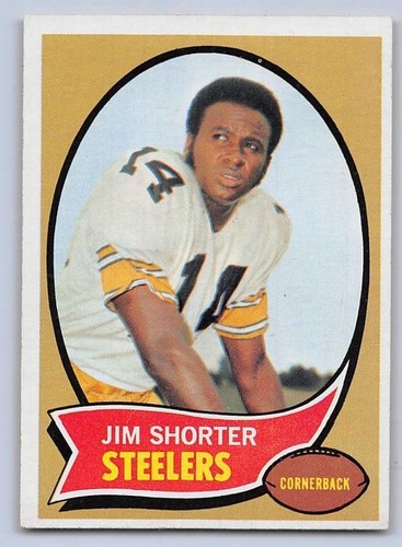 1970 JIM SHORTER - Topps Football Card- # 56 - PITTSBURGH STEELERS | eBay