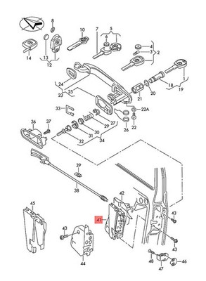 Genuine VW SEAT Sharan syncro 4Motion Alhambra 7M6 7M9 Door Lock ...