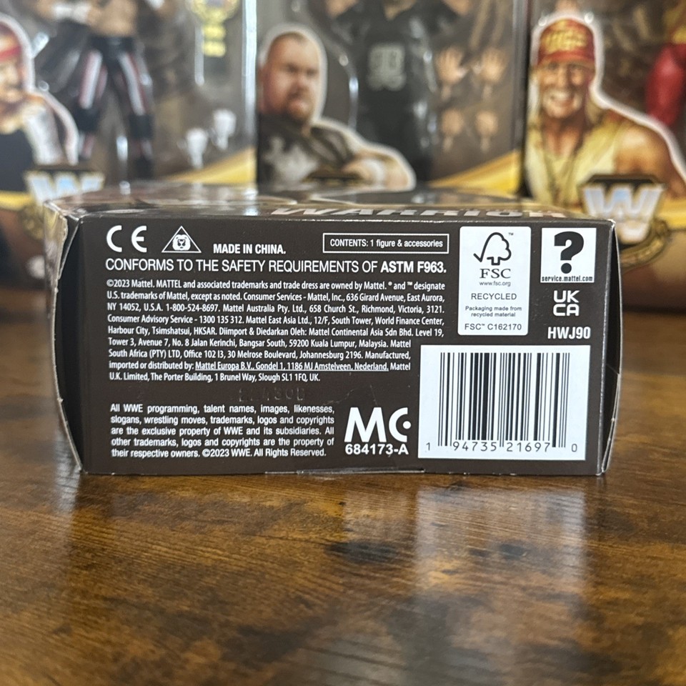 WWE Elite Legends Greatest Hits Ultimate Warrior Target Exclusive RARE ...