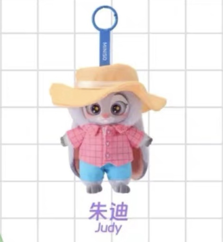 HOT MINISO Zootopia Series doll Vinyl Plush Pendant Blind Box Figure ...