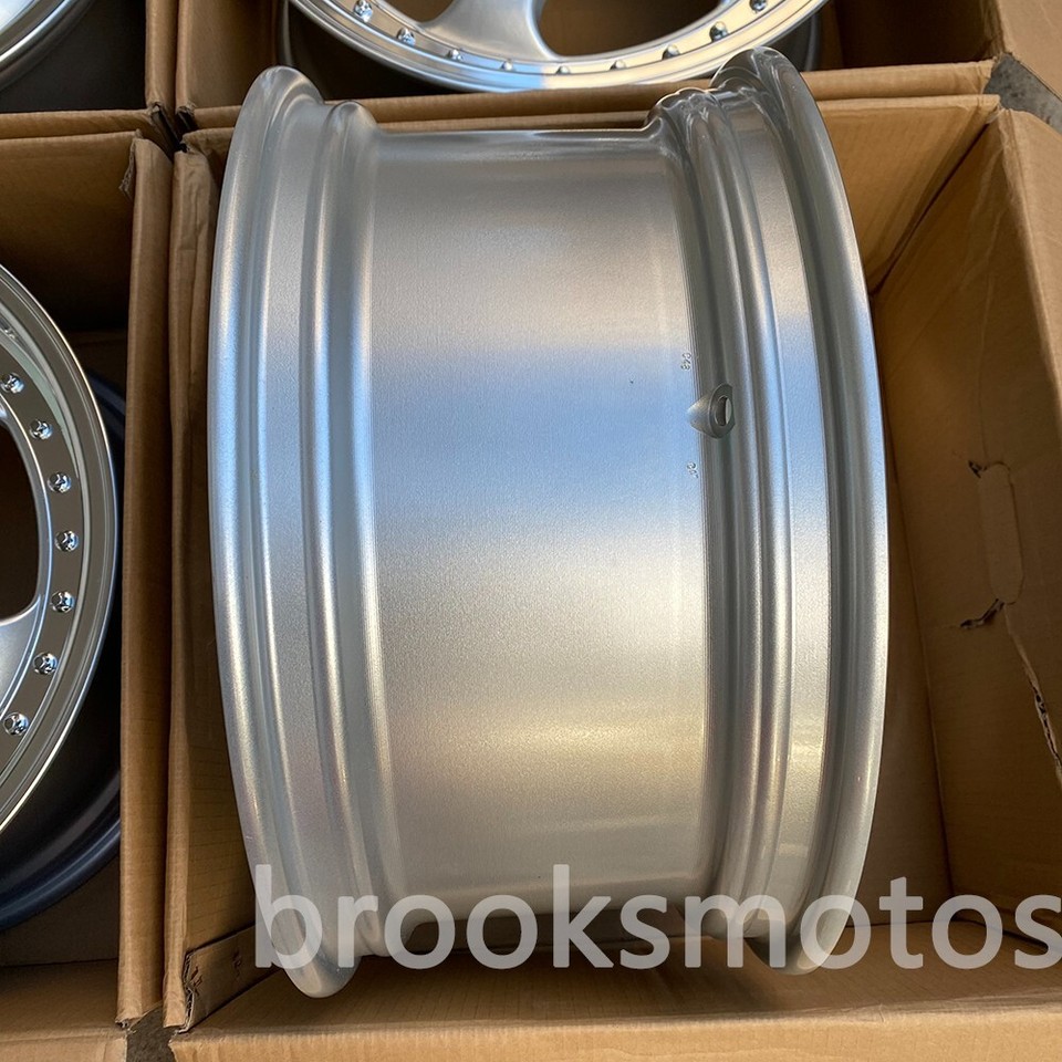 17" FORGED CLASSIC WIDE SILVER STYLE WHEELS RIMS FIT FOR 1981-1986 ...