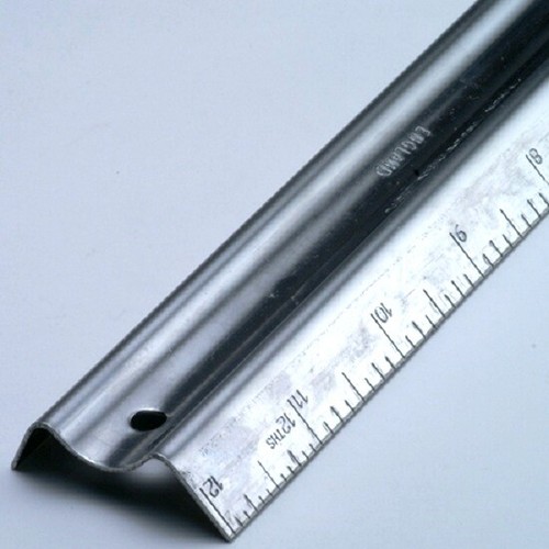 Metal Safety Ruler Stainless Steel Inches Cutting 12" Rule School Art ...