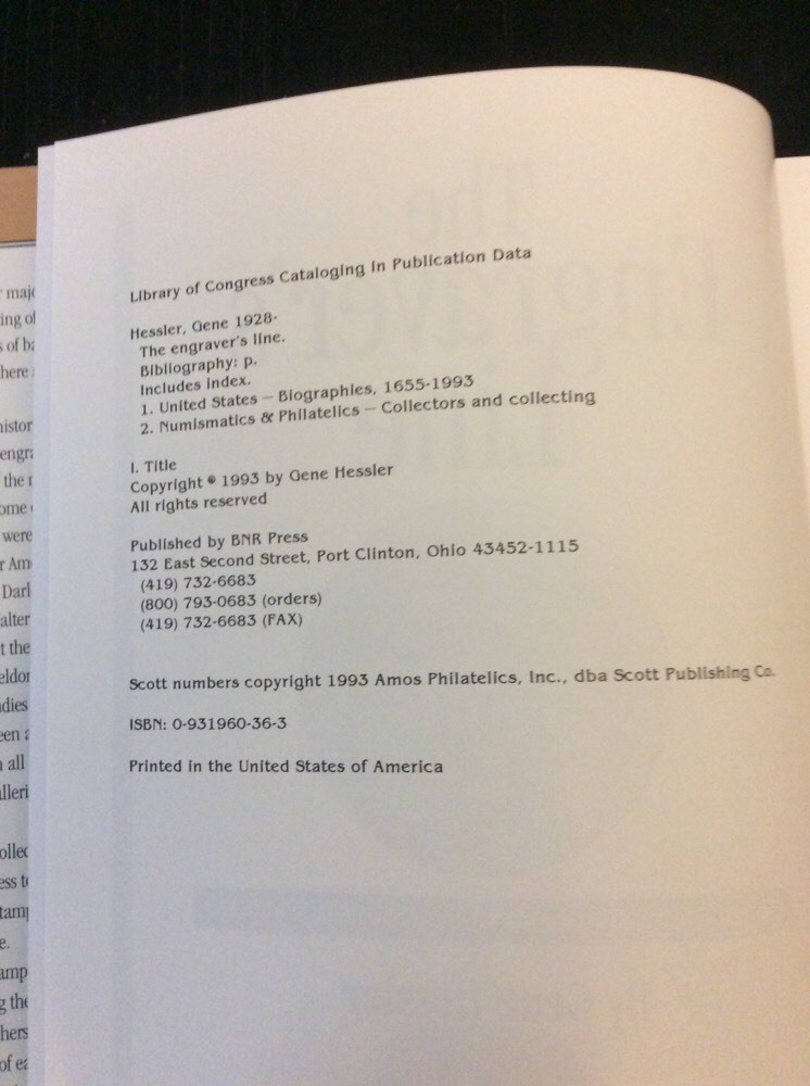 THE ENGRAVER'S LINE BY GENE HESSLER,SIGNED BY GENE HESSLER.55/100 ...