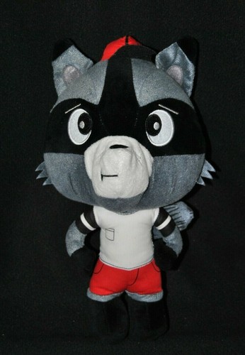 Peluche doudou Simon FRANCE LOISIRS raton laveur éditions AUZOU 35 cm ...