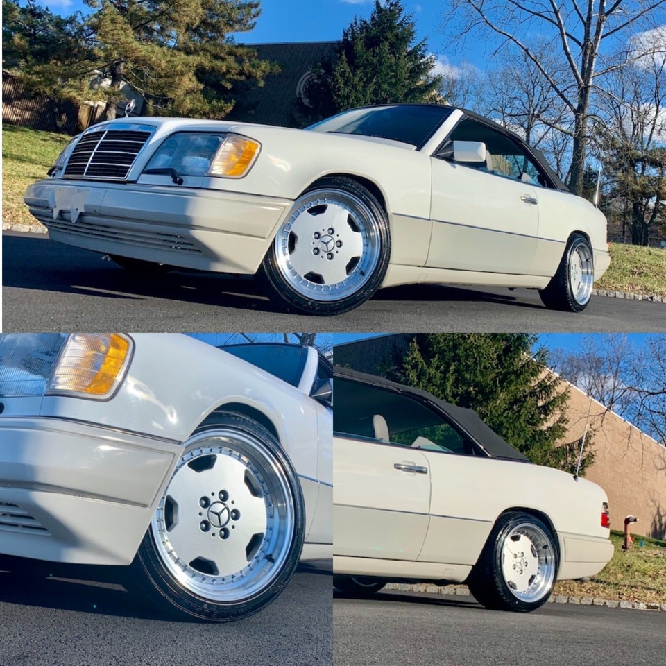 18 INCH Mercedes 124 126 560sec e300 e320 AMG Wheels Rims Deep Dish 18/8