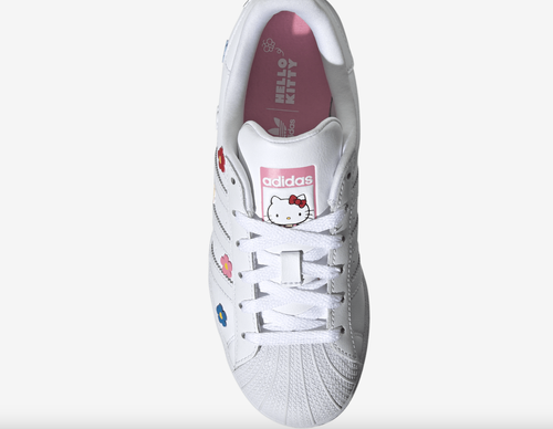 Adidas Originals Superstar J Hello Kitty Flowers shoes ID7279 s 7Y Fits ...