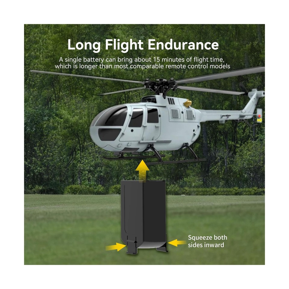 SPEEDY BEE Remote Control Helicopter,4CH RC Helicopter RTF with ...