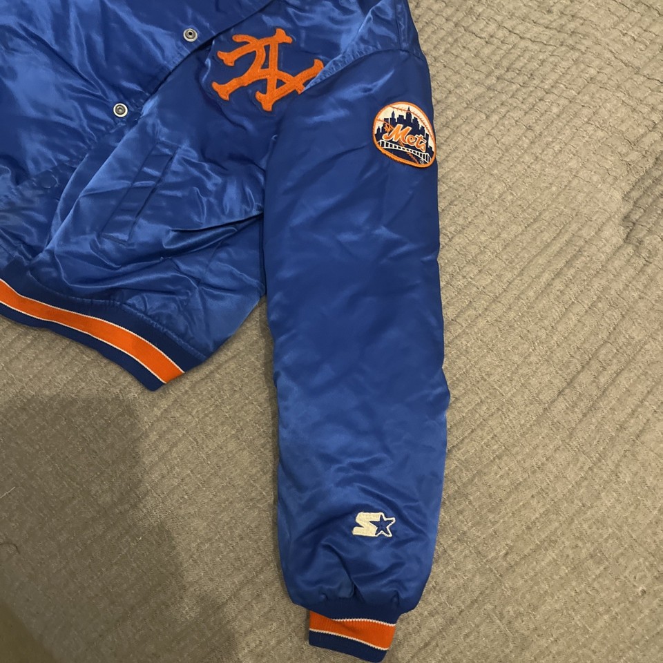 New York Mets 1990s Vintage Satin Starter Diamond Collection Jacket L ...