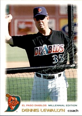 2000 El Paso Diablos Grandstand #16 Dennis Lewallyn Pensacola Florida ...