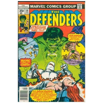 Defenders #56 - 1972 series Marvel comics Fine+ Full description below ...