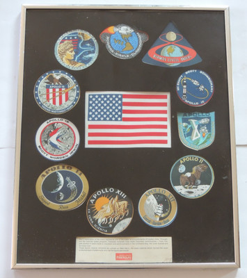 APOLLO VII Thru XVII - TEN NASA APOLLO MISSION EMBLEMS / BETA PATCHES ...