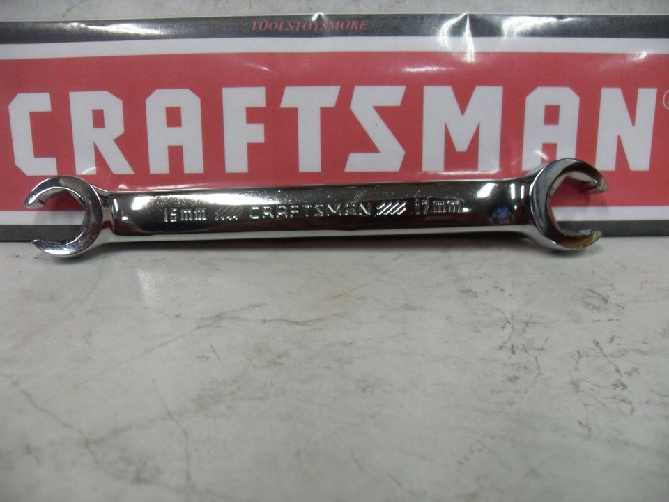 CRAFTSMAN FLARE NUT WRENCH SET OR SINGLE SAE OR METRIC FULL POLISH YOUR ...