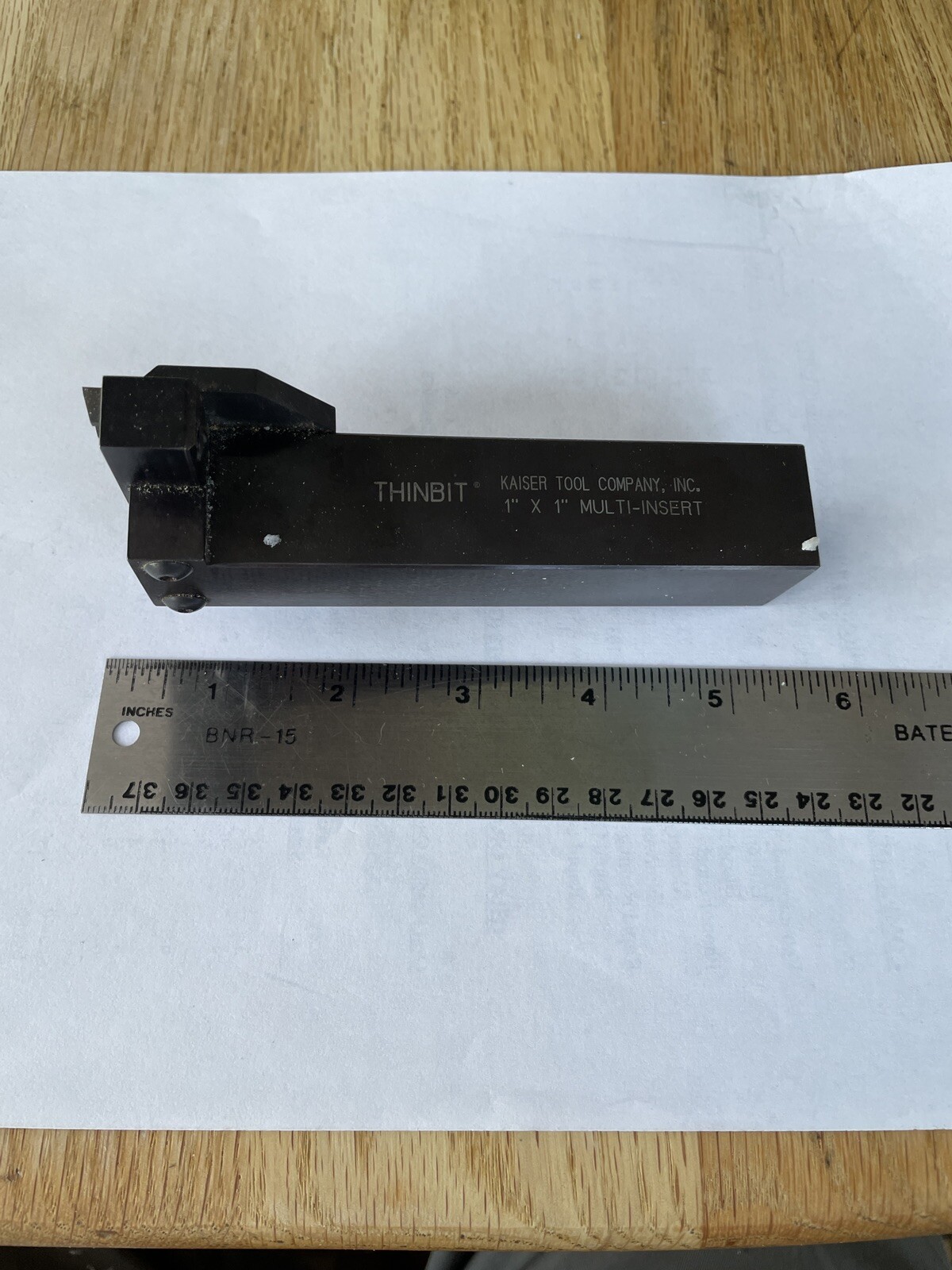 THINBIT KAISER TOOL 1”x2” Multi Insert 10 Blade Pocket Tool W/ Carbide Blades | eBay