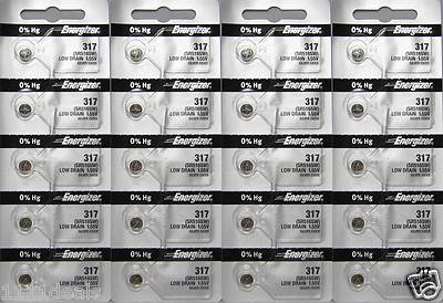 Button Cell Type 317 Battery Energizer 20 Pcs | eBay