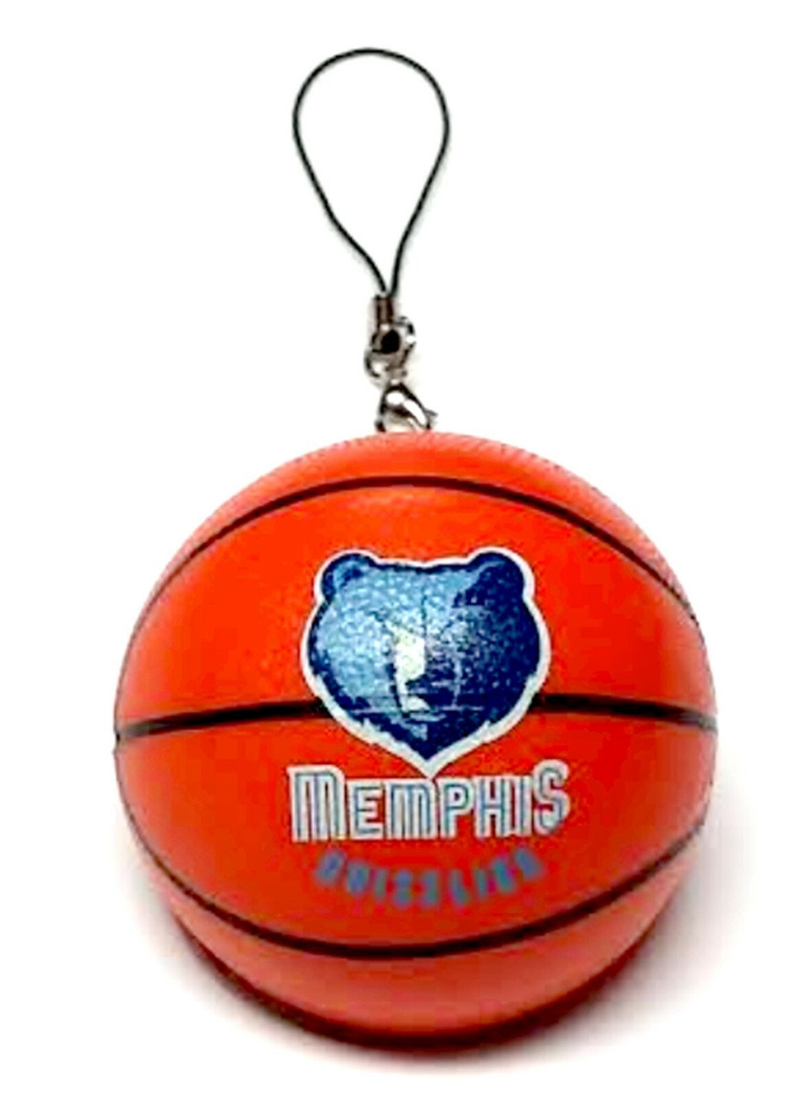 MEMPHIS GRIZZLIES NBA MINI 2" ROUND BASKETBALL DANGLER BALL RETIRED ...