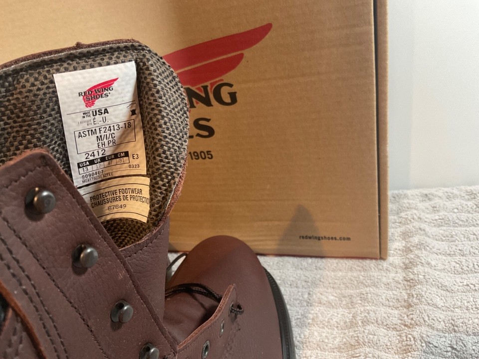Red Wing Men’s 2412 Insulated Waterproof Safety steel toe Boots ...