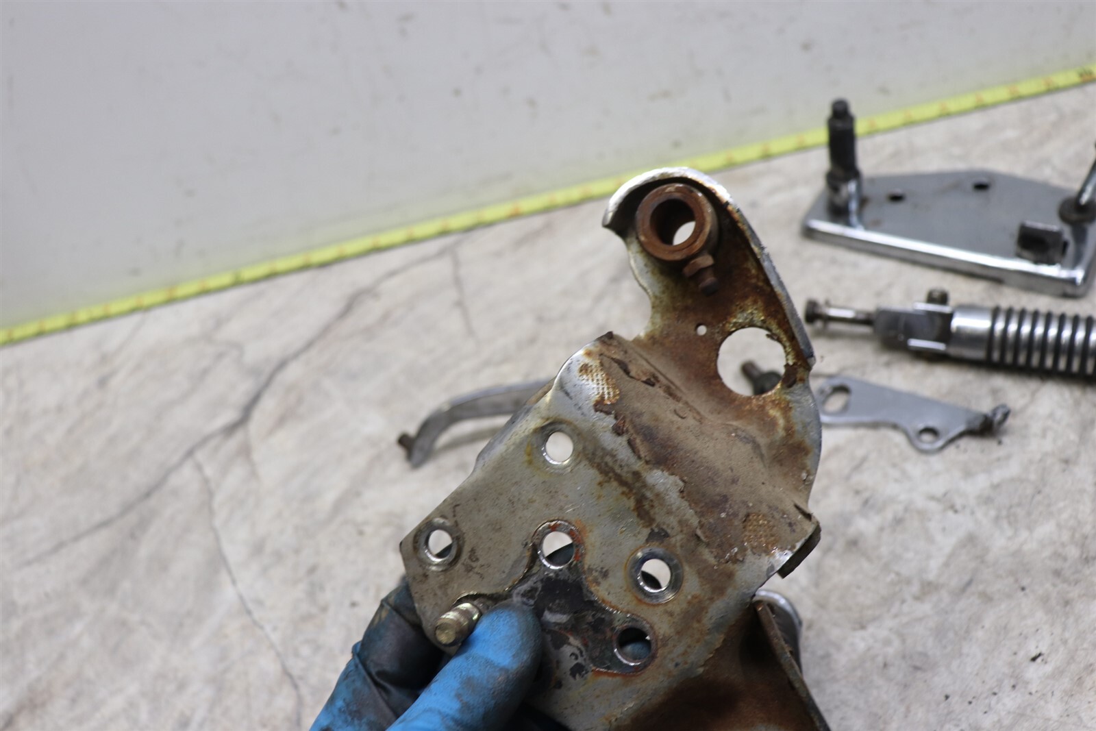 Harley-Davidson Shovelhead Evo Driver Foot Pegs Forward Control Set ...