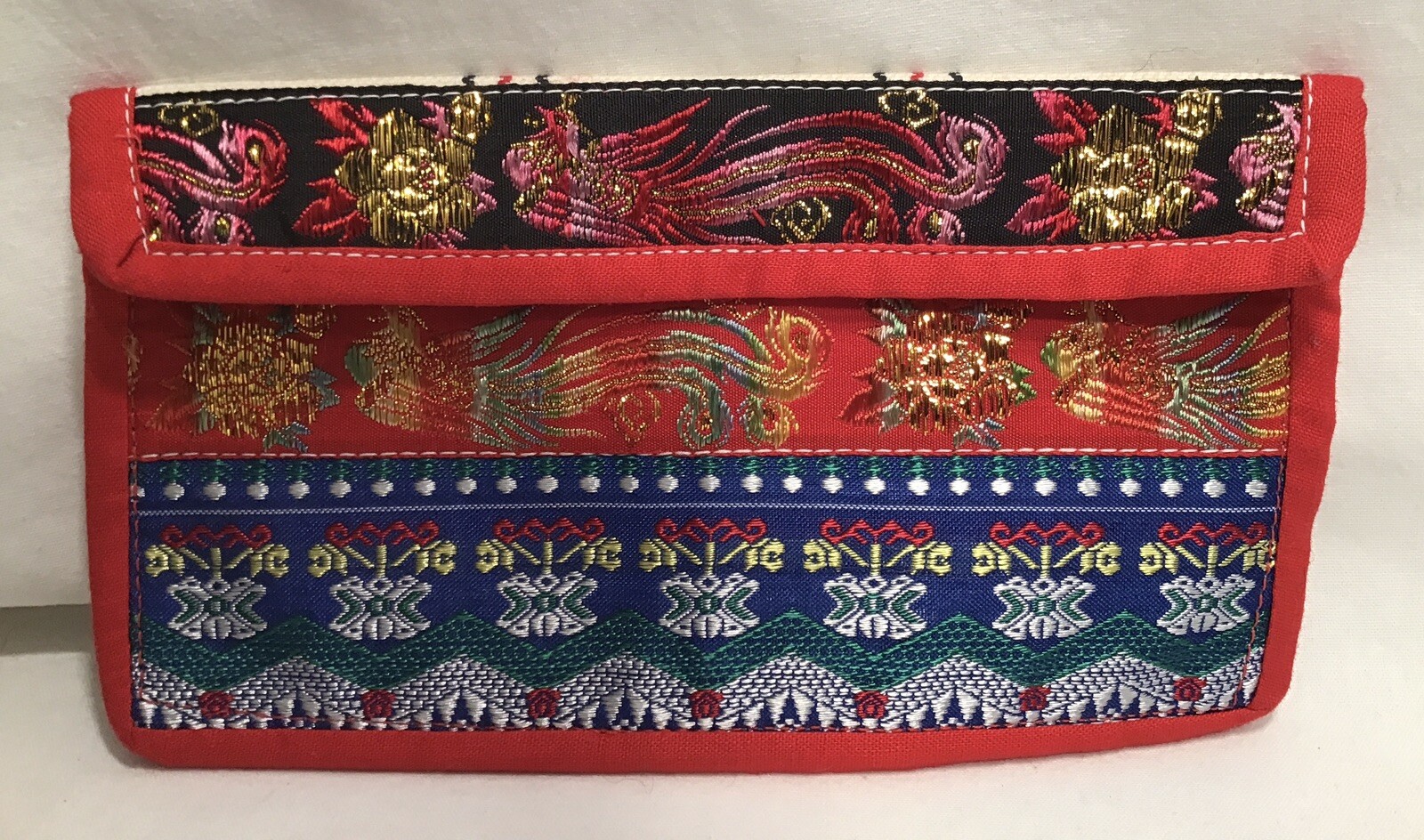 Stunning Gorgeous Bright Multi-Colored Clutch Purse A… - Gem