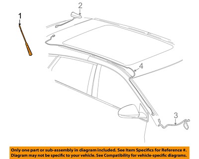 GM OEM-Radio Antenna Mast 20958556 | eBay