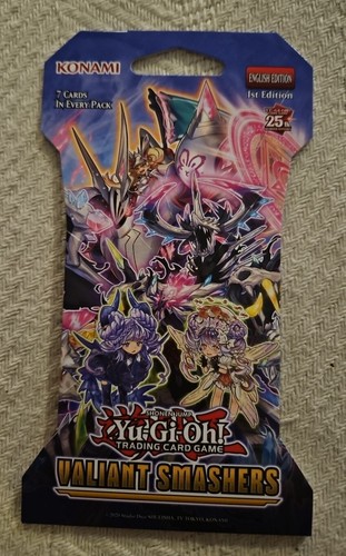 Valiant Smashers - Blister Booster Pack - Sealed - 1st Edition- Yu-Gi ...