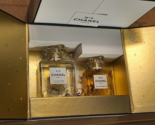 CHANEL No 5 Limited Edition Gift Set /Coffret - Perfume EDP & Body Oil ...