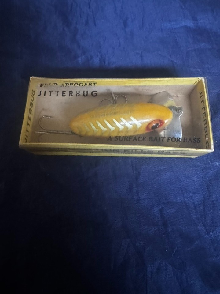 Unused NOS Vintage Original Fred Arbogast Jitterbug Fishing Lure With ...