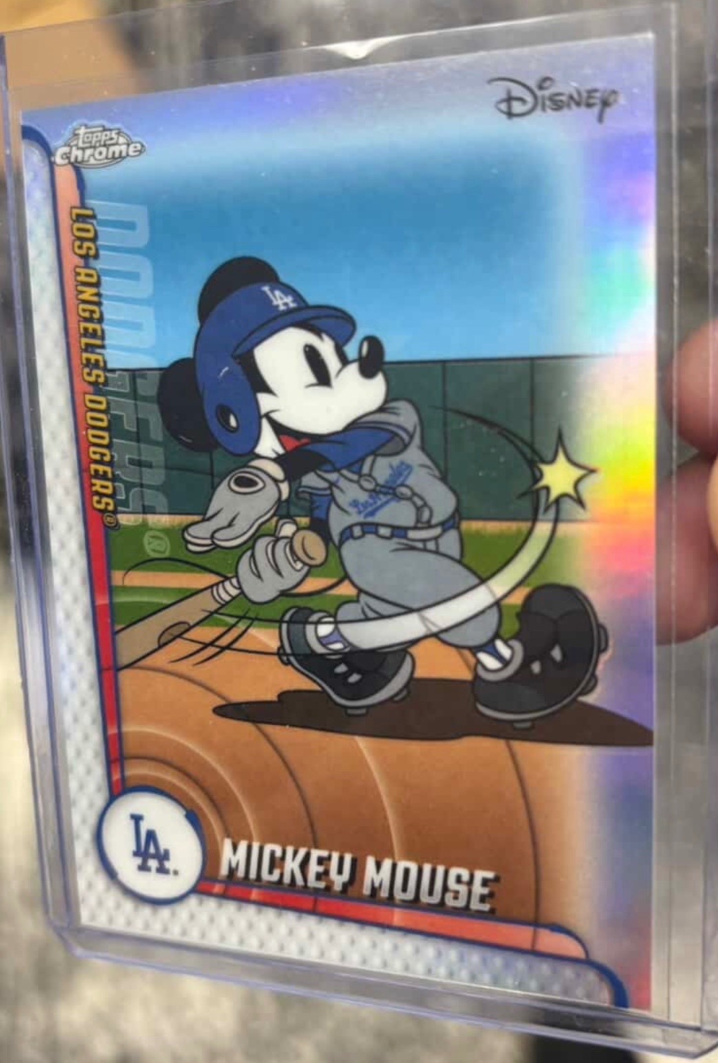 2025 Topps Chrome LA Dodgers Mickey Mouse SSP | eBay
