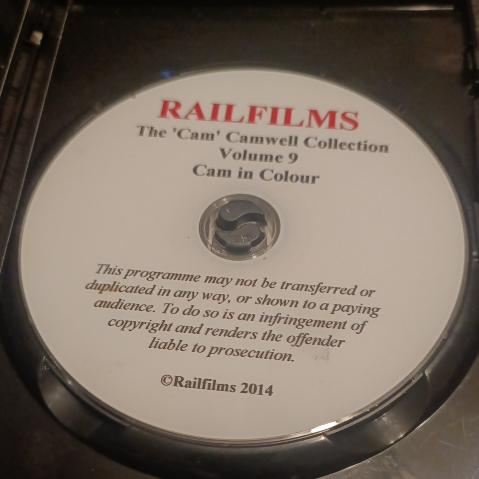 Dvd - the 'Cam' Camwell collection Vol 9- steam Railway Trains 60 mins ...