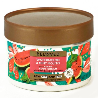 Beloved Watermelon Mint Mojito Min 10oz Vegan Body Cream (x6) -E | eBay