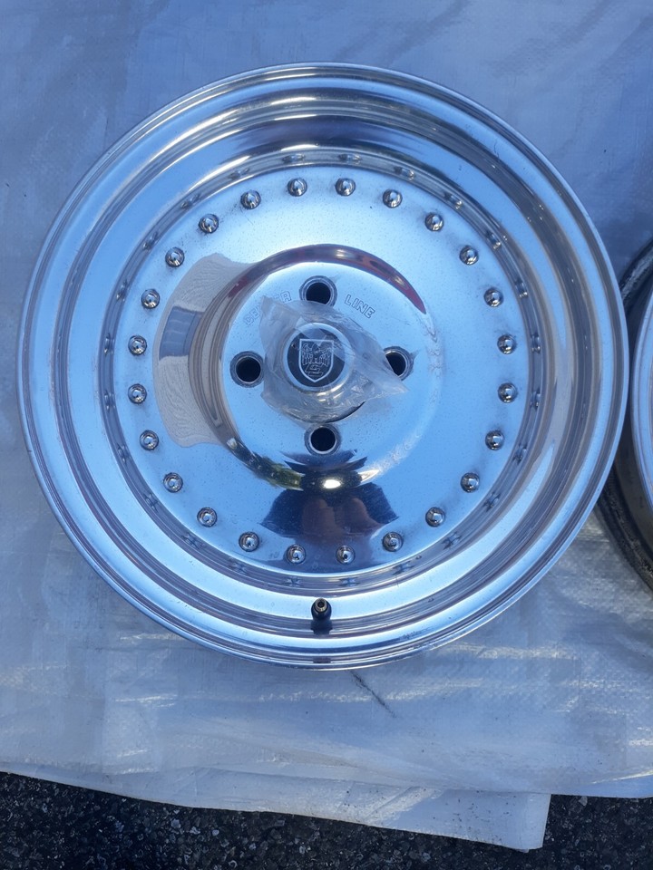 Center Line Auto Drag Wheels 15x3.5 4x4.25" Bolt Circle Pair 1995 And ...