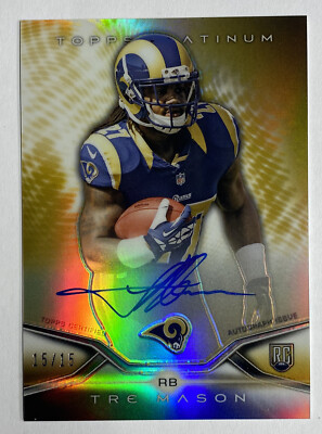 2014 Topps Platinum Tre Mason Rookie Auto 15/15 | eBay