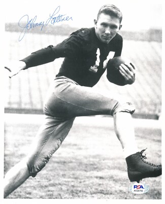 Johnny Lattner Autographed Signed 8x10 Photo 1953 Notre Dame Heisman ...
