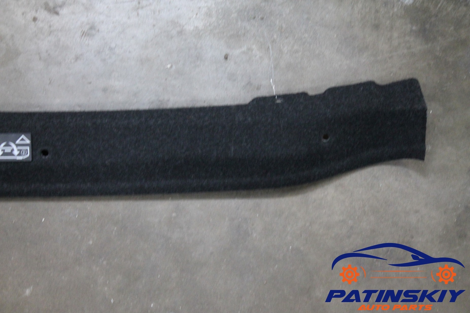 2011 BMW 128I TRUNK FINISH LINER LINING LOWER MOLDING MAT PANEL BACK 11 ...