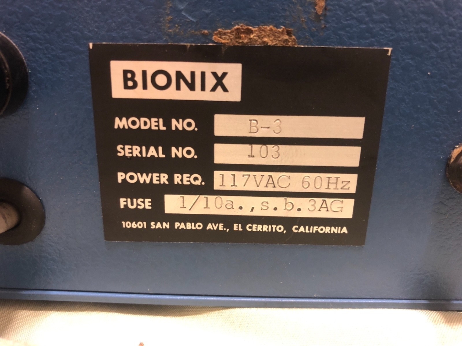 BIONIX Po2 MONITOR B-3 TRANSCUTANEOUS MONITORING Po2 Monitor B-3 | eBay