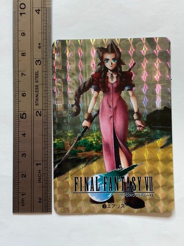 Aerith Gainsborough FINAL FANTASY VII FF7 SQUARE japanese card Japan ...